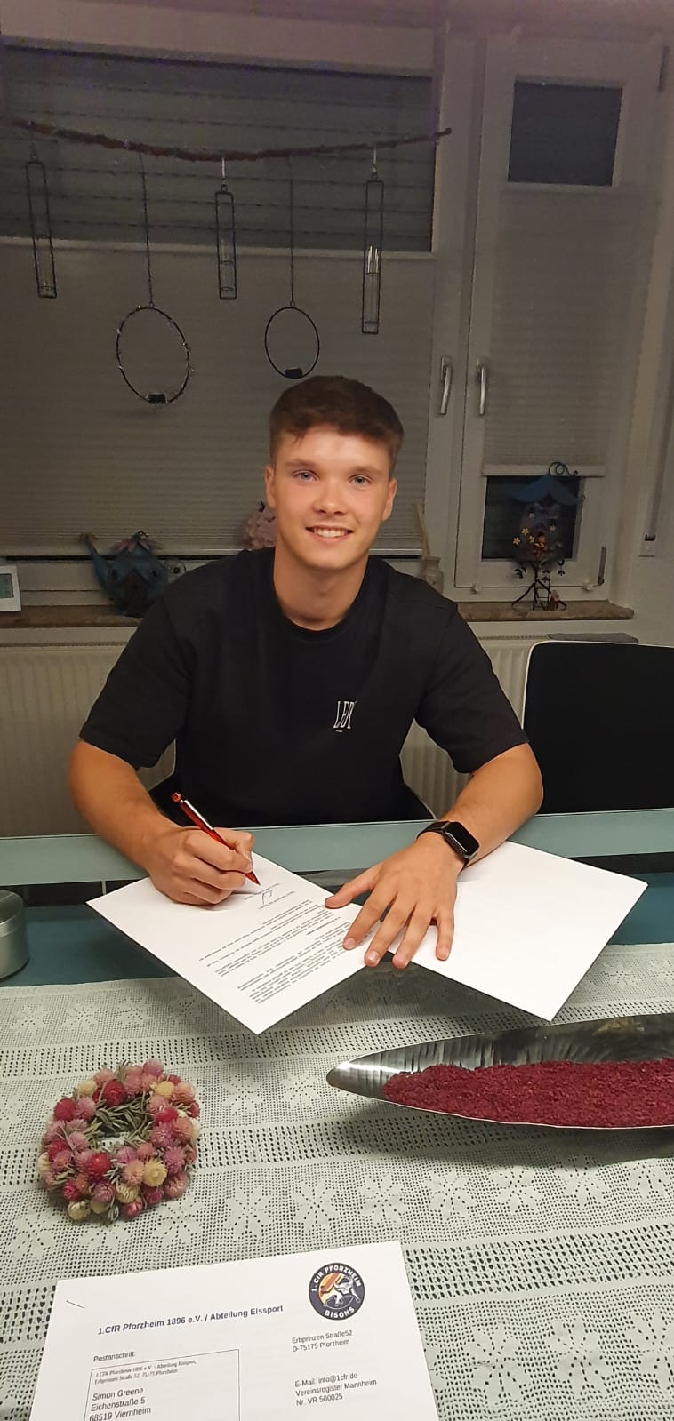 Simon Greene verstärkt die Bisons! – Pforzheim Bisons