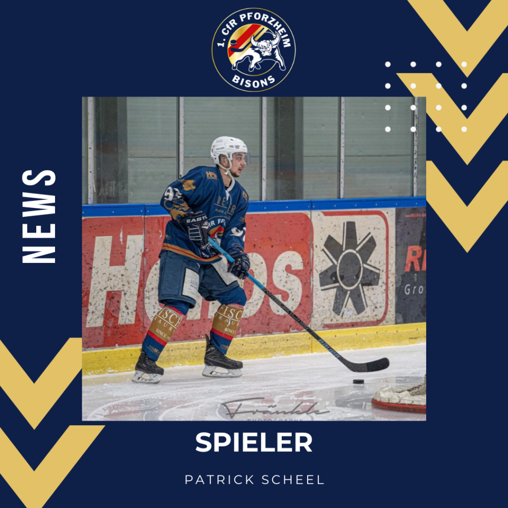 Willkommen zurück, Patrick Scheel! – Pforzheim Bisons