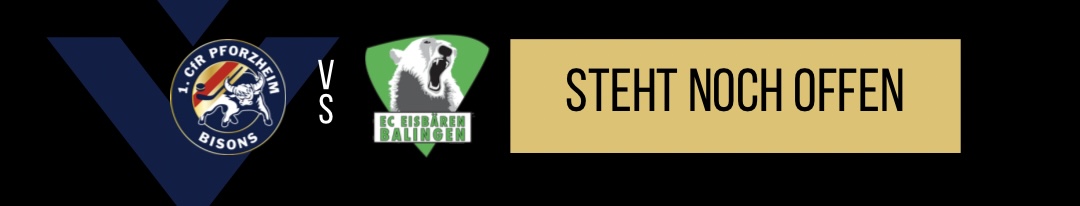 Spielabsage – Pforzheim Bisons