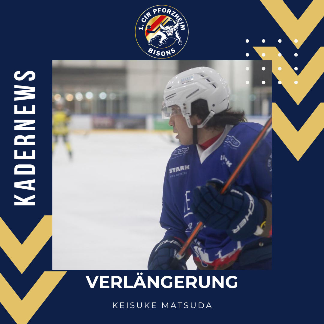 Verlängerung Keisuke „Mats“ Matsuda – Pforzheim Bisons